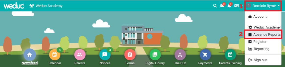 How to process absence requests – Weduc