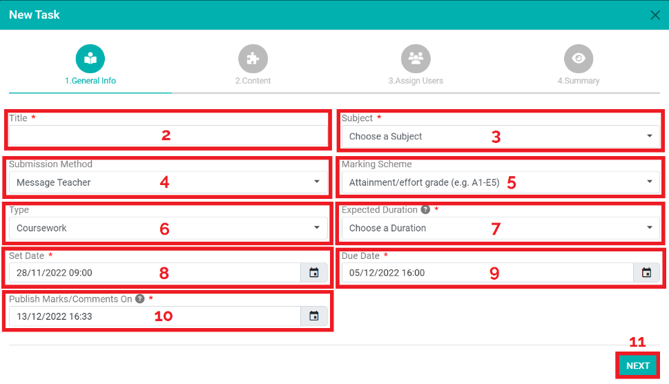 How to set a simple Home Learning task – Weduc