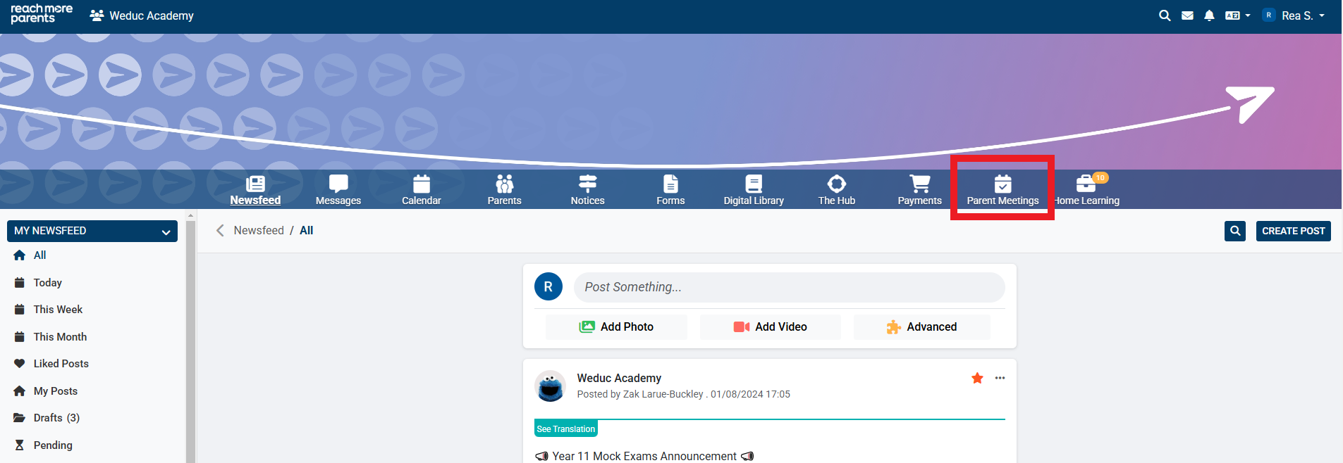 (PEMS) How to change 'Maximum appointments per child' for a parent ...