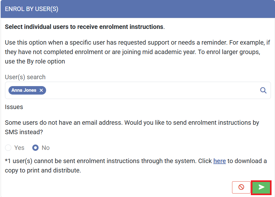 Enrolling individual/single users – Weduc